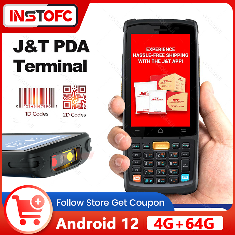 J&T PDA Terminal K3S Android 12 With 1D/2D Scanner 4GB+64GB Support 4G ...