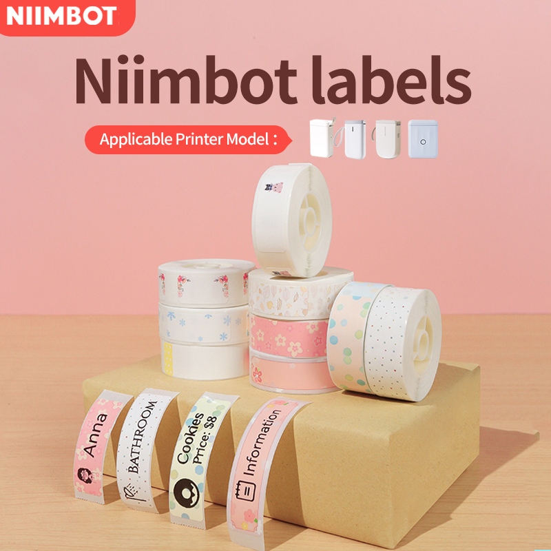 Niimbot colorful labels Tape Name Bubble Address Waterproof Label ...