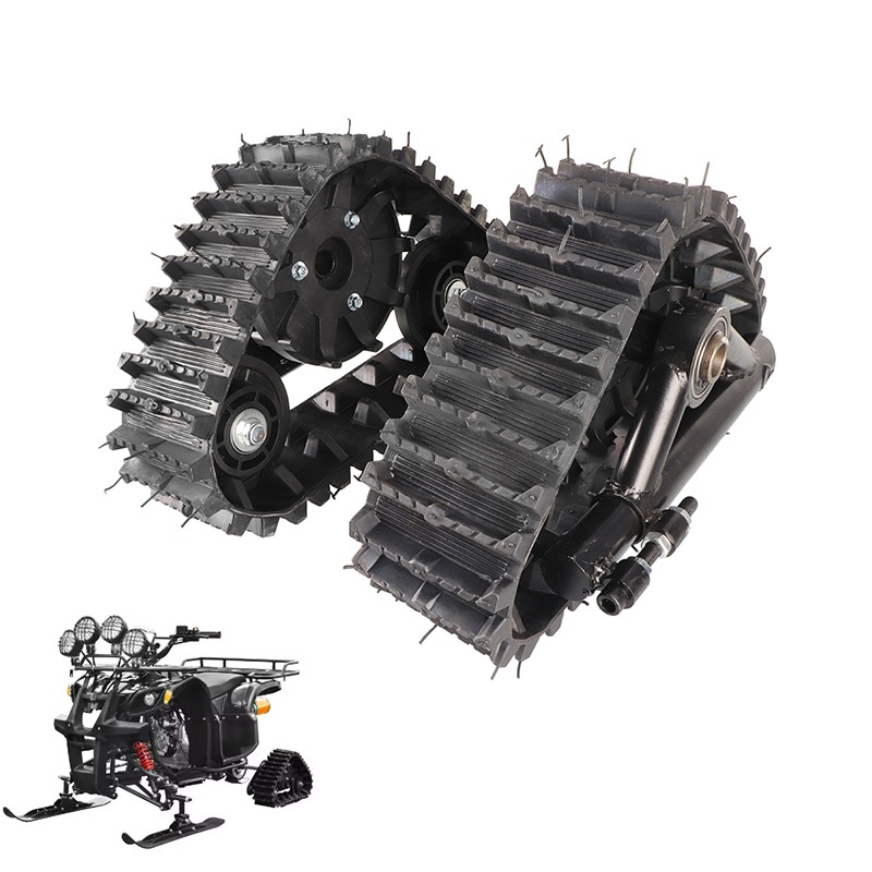 ATV DIY Kart Modified Snow Anti-Slip Track Wheel Triangular Track Wheel ...