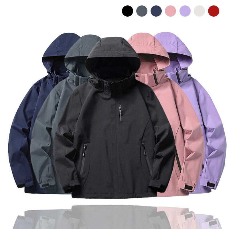 [Unisex] Waterproof Jacket Hiking Light Breathable Unisex Camping ...