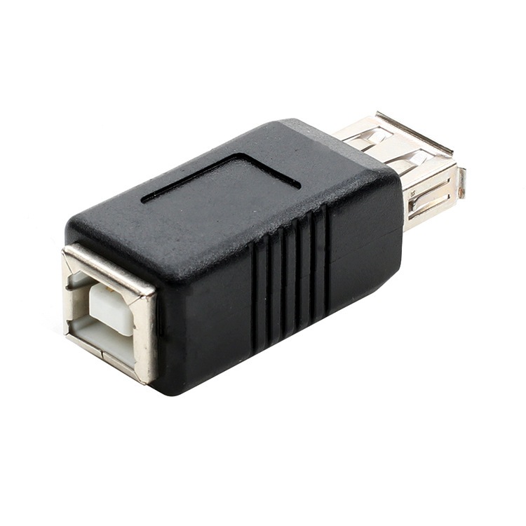 USB 2.0 AF/BF Plug Type A Female to Type B Female Adapter Connector ...