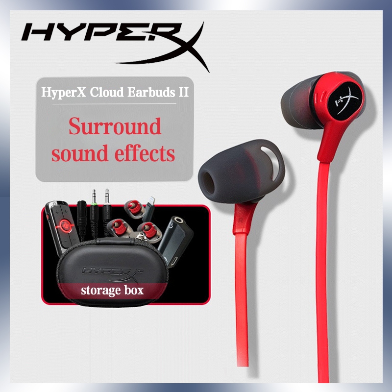 HyperX Cloud Earbuds II 2 Gaming Earphone With Mic Immersive Wired In ...