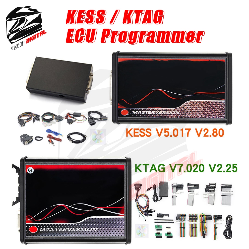 KESS / KTAG Car ECU Programmer Chip Read-write Tuning Tool KESS V2 2.80 V5.017 KTAG V7.020 OBD2 ...