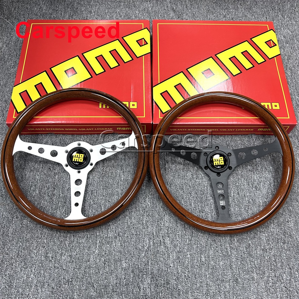 MOMO Wood Style Steering Wheel Universal 14inch 350mm HERITAGE LINE ...
