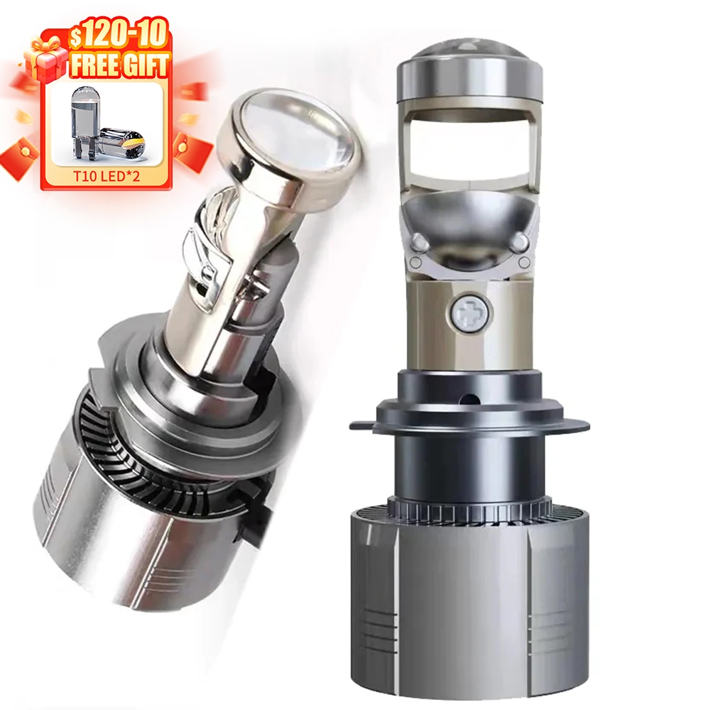 1pcs 40000LM H4 H7 Led Mini Projector Lens H8 H11 Canbus 9005 HB3 9006 HB4 9012 Hir2 Car ...