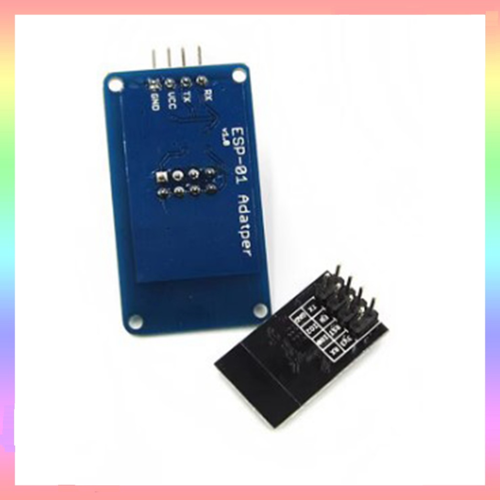 WiFi Wireless Adapter Module ESP8266 ESP-01 Serial 3.3V 5V Esp01 Breakout PCB Adapters ...