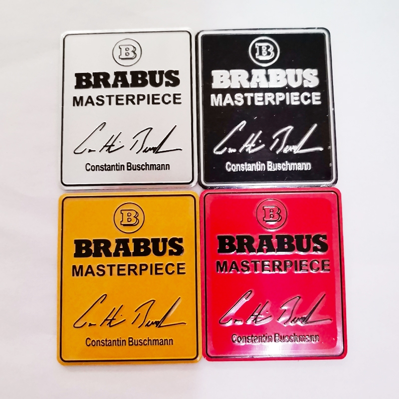 1 x Aluminum BRABUS Limited Edition LORUISER Logo Car Sticker Emblem ...