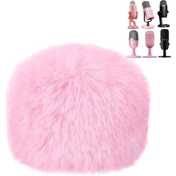 Pop Filter for Blue Yeti Microphone, Furry Mic Windscreen Cover ...