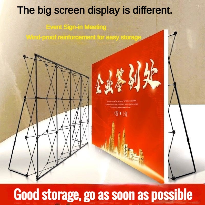 Customized Display Rack Foldable Sign-In Wall Event Background Cloth ...