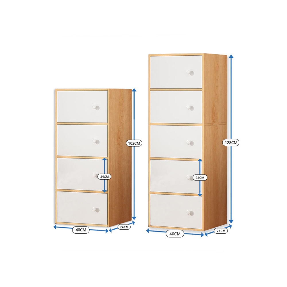 4/5 layer cabinet organizer Wood Locker Cabinet Storage Cabinet for ...