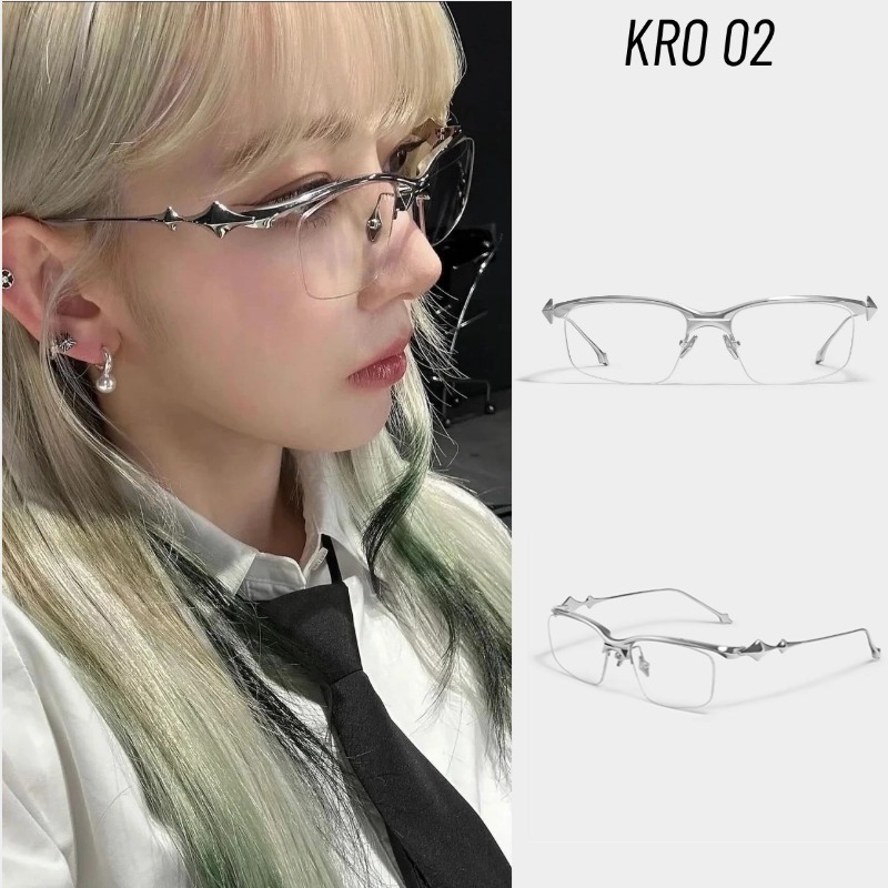 Kro 02 - Gentle Monster Titanium Frame Blue Light Protection Glasses ...