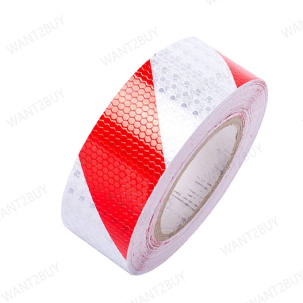 SAFETY REFLECTIVE SHINNING STAR FILM WARNING TAPE STICKERS (50MM X 10M ...