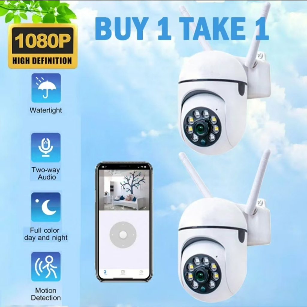 V380 Pro CCTV Mini Outdoor Waterproof 1080P HD WiFi Camera With Voice ...