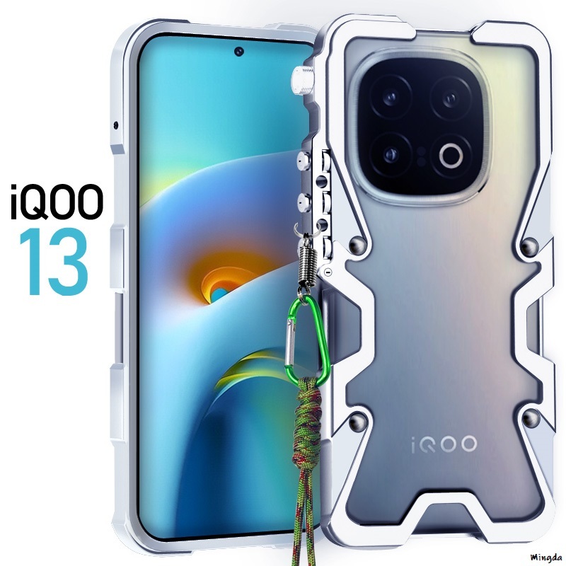 ZIMON Metal Frame Case for Vivo iQOO 13 , Aluminum alloy Bumper ...
