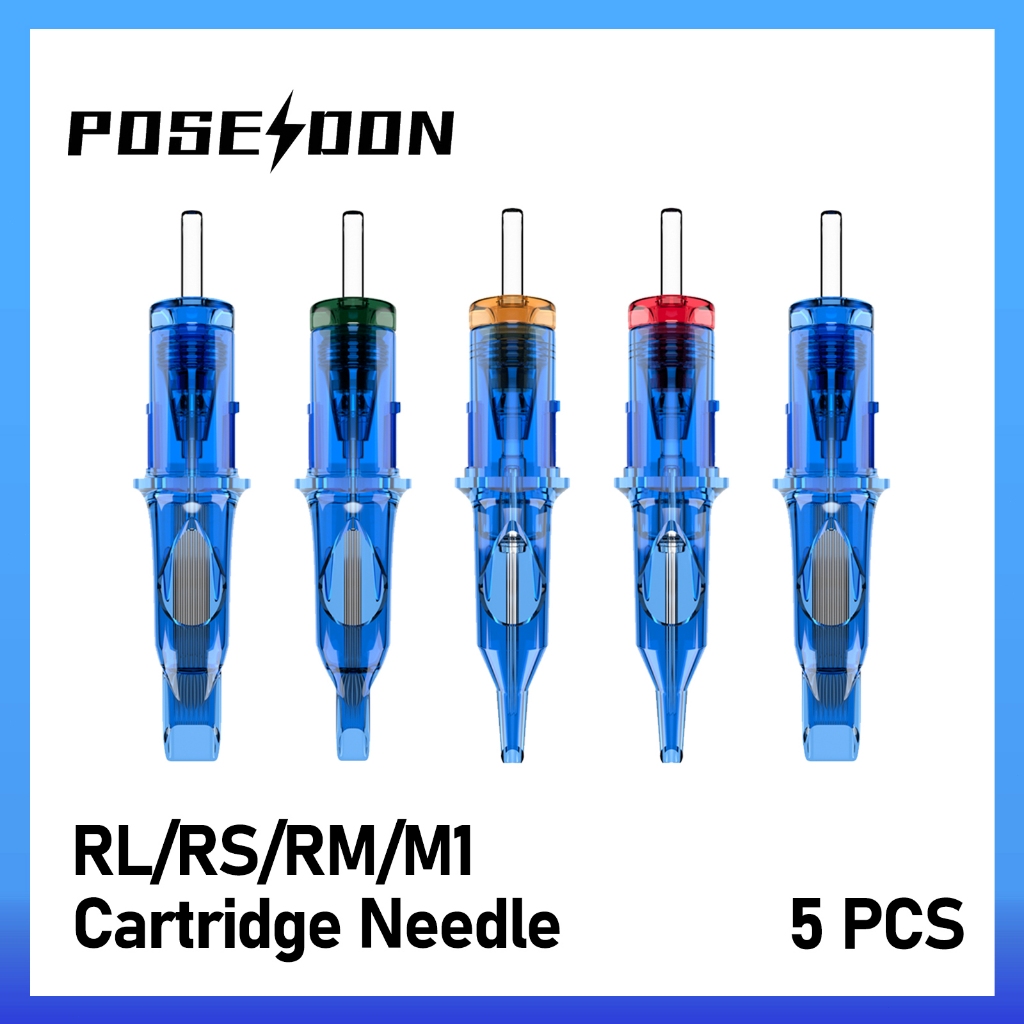 POSEIDON 5pcs Tattoo Needles Cartridge, Tattoo Machine Accessories RM ...