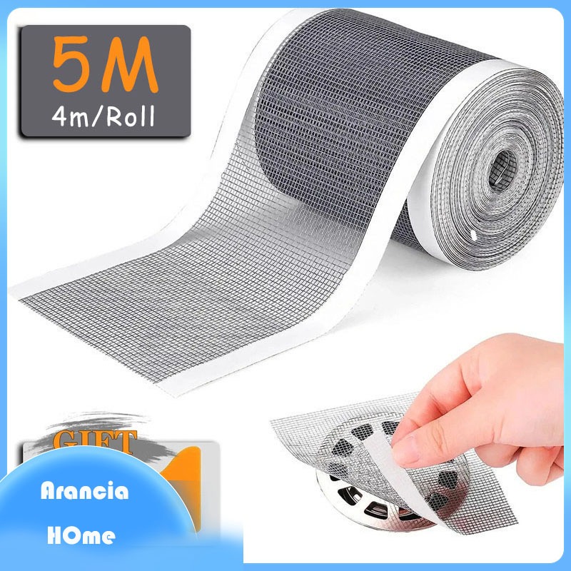 *READY STOCK AT MALAYSIA*4/5M 120MM Cuttable Shower Drain Hair Catcher ...