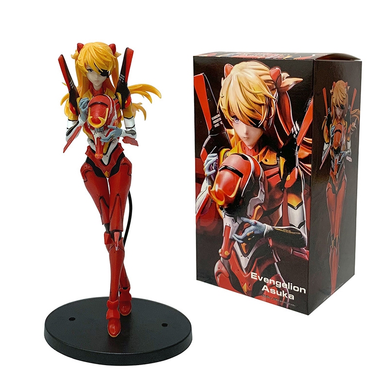 22cm Neon Genesis Evangelion Anime Figure EVA Mecha Asuka Langley Soryu ...