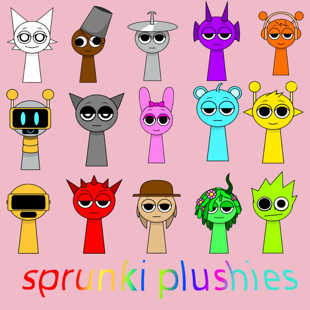 Sprunki Incredibox sprunki plush toy christmas gift for kids Oren Raddy ...