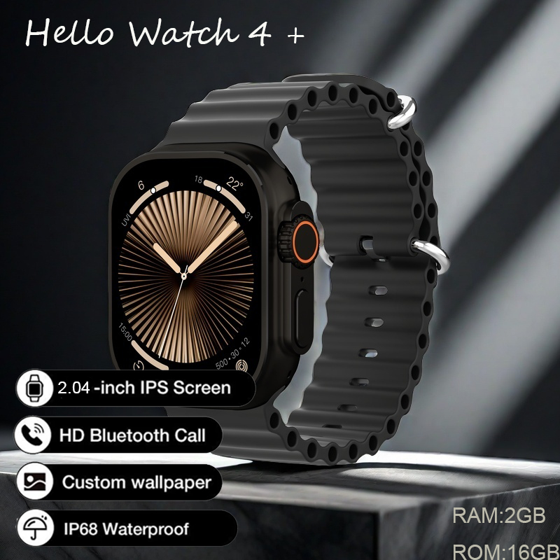 【SIM】2024 NEW AMOLED HELLO4+ smart watch 2+16G S10 Ultra Bluetooth+4G ...