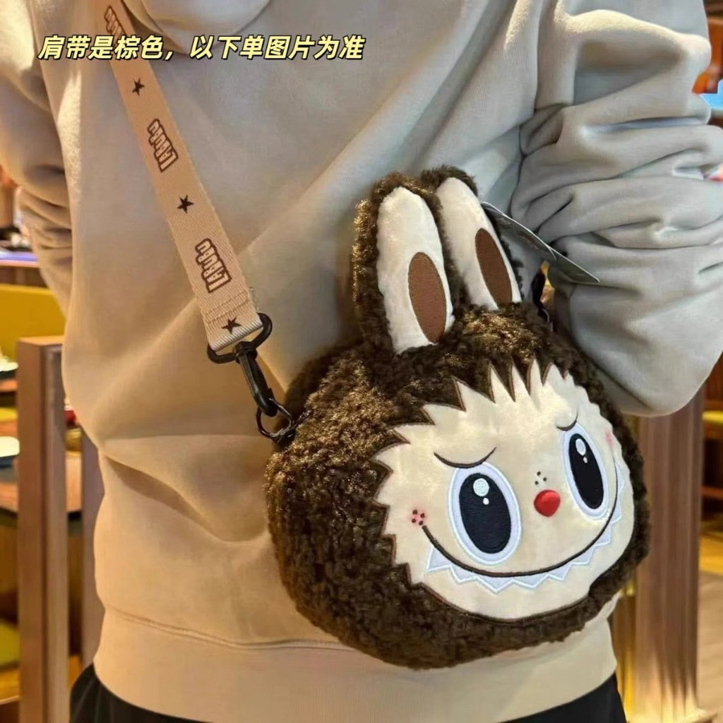 LABUBU拉布布 Tote Bag for Women Cartoon Cute LABUBU Plush Doll Bag All ...