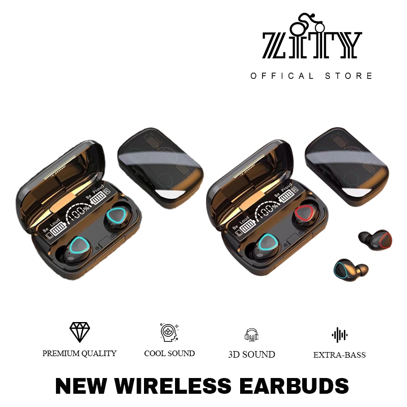 Portable Bluetooth Headset HD Stereo Microphone Waterproof Support iOS ...