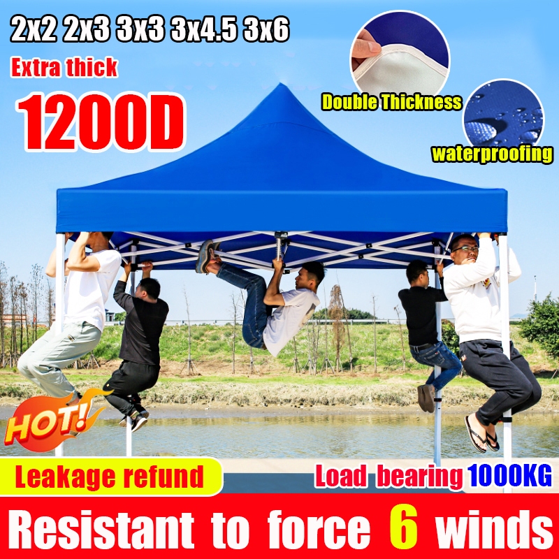 6x6 8x8 10x10 Ft Roof Night Market Canopy Camping Tent Khemah Canopy ...