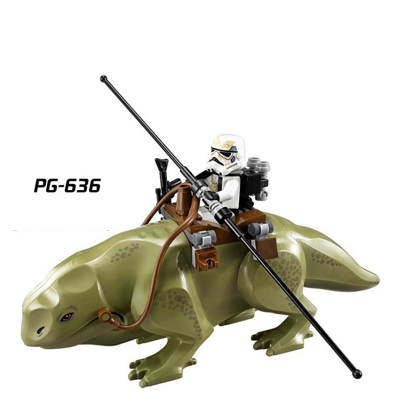 Building Block Figure Dewback Jabba Tauntaun Sandtrooper Block Toys ...
