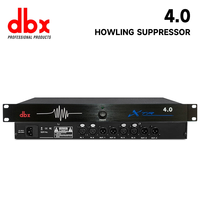 Dbx XTR 2.0/4.0/6.0 Professional Digital Feedback Suppressor ...