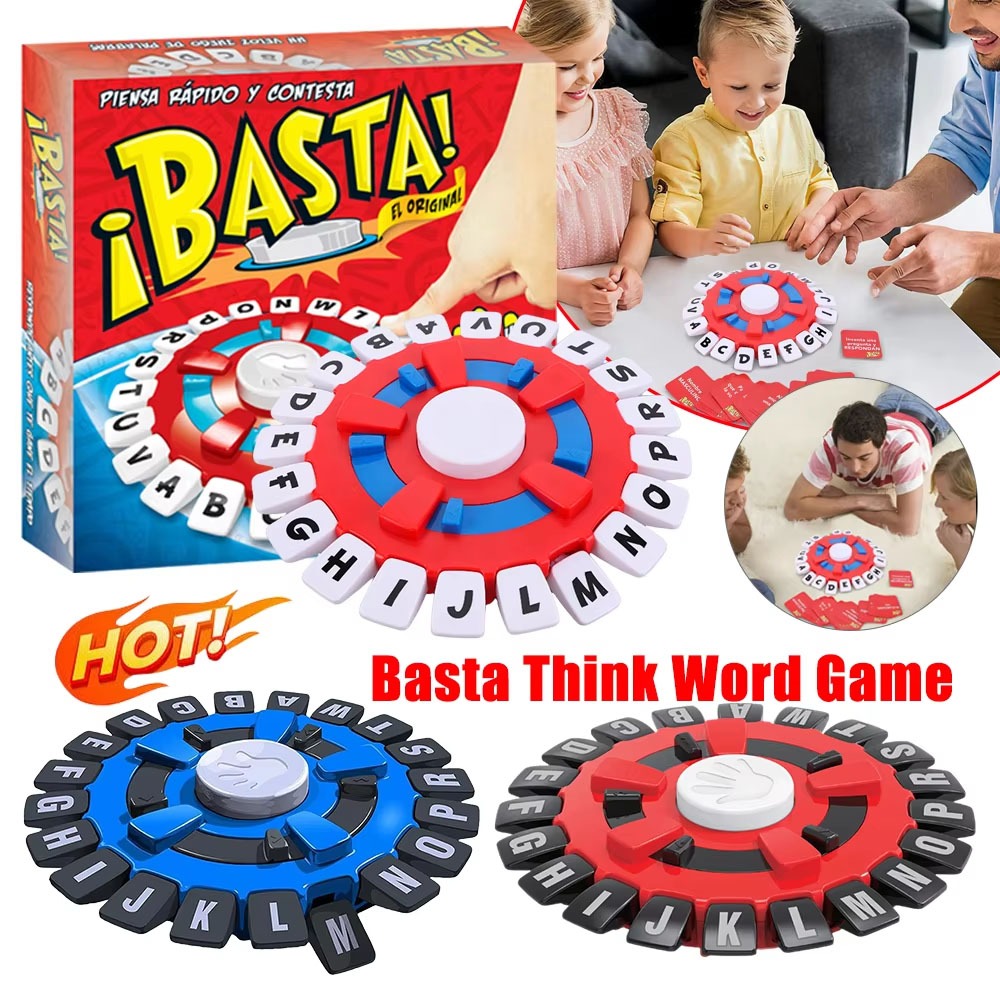 Tapple Board Game Basta Think Word Game Fast-Paced Family The Quick ...