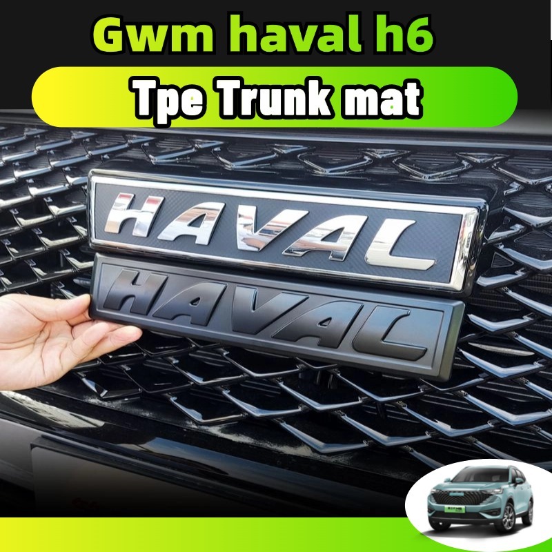 Haval h6 hev Black Emblem Sticker Car Front Machine Cover haval Logo ...