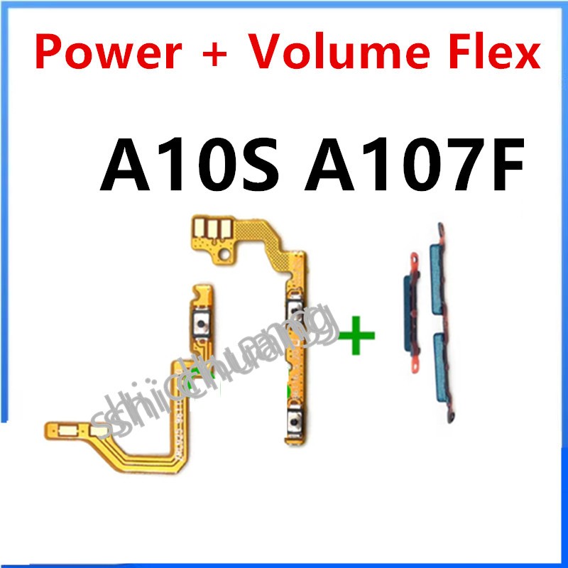 Power On off Volume Flex For Samsung Galaxy A10S A107F Up Down Button ...