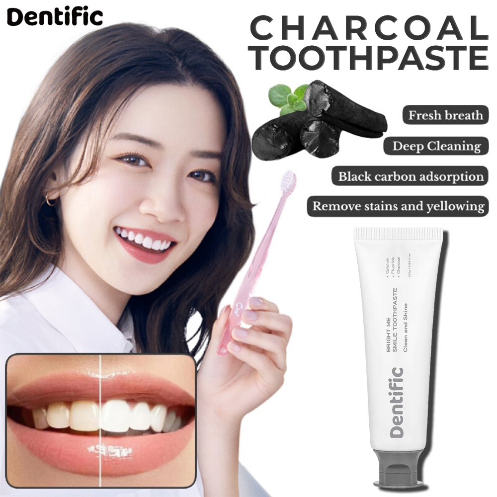 Dentific Charcoal Toothpaste To whiten Teeth & Prevent Cavities with ...
