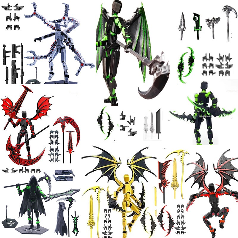 3D Printer Lucky 13 Action Figure Dummy 13 Illidan Devil DIY T13 ...