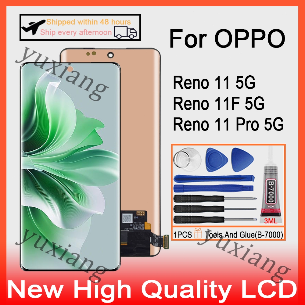 Original AMOLED TFT OPPO Reno 11 Reno 11 Pro Reno 11F 5G LCD Display Touch Screen Replacement ...