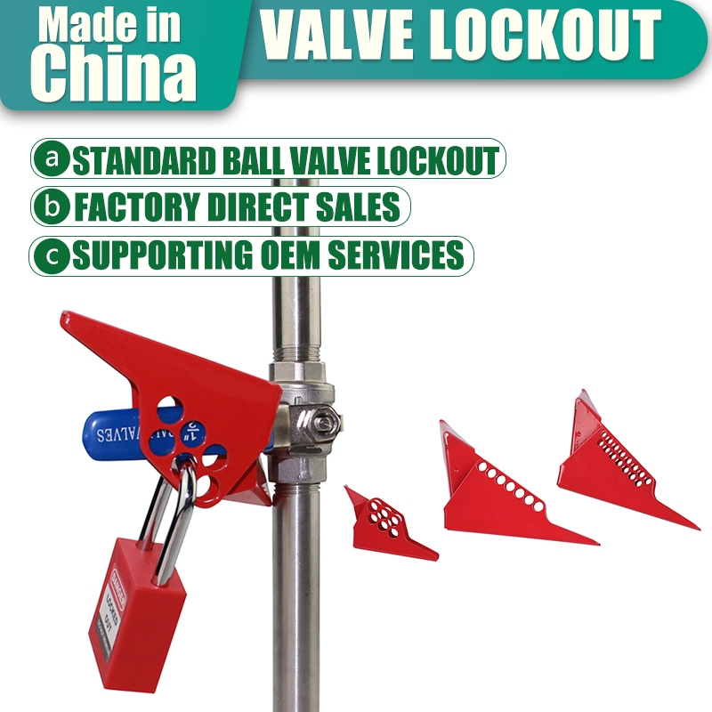 Wedge-shaped Steel Industrial Standard Ball Valve Lock Pipe Handle ...