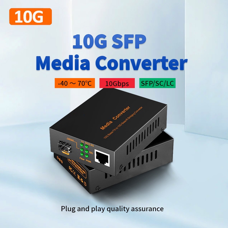 10G SFP fiber optic transceiver SFP RJ MEDIA CONVERTER | Shopee Malaysia