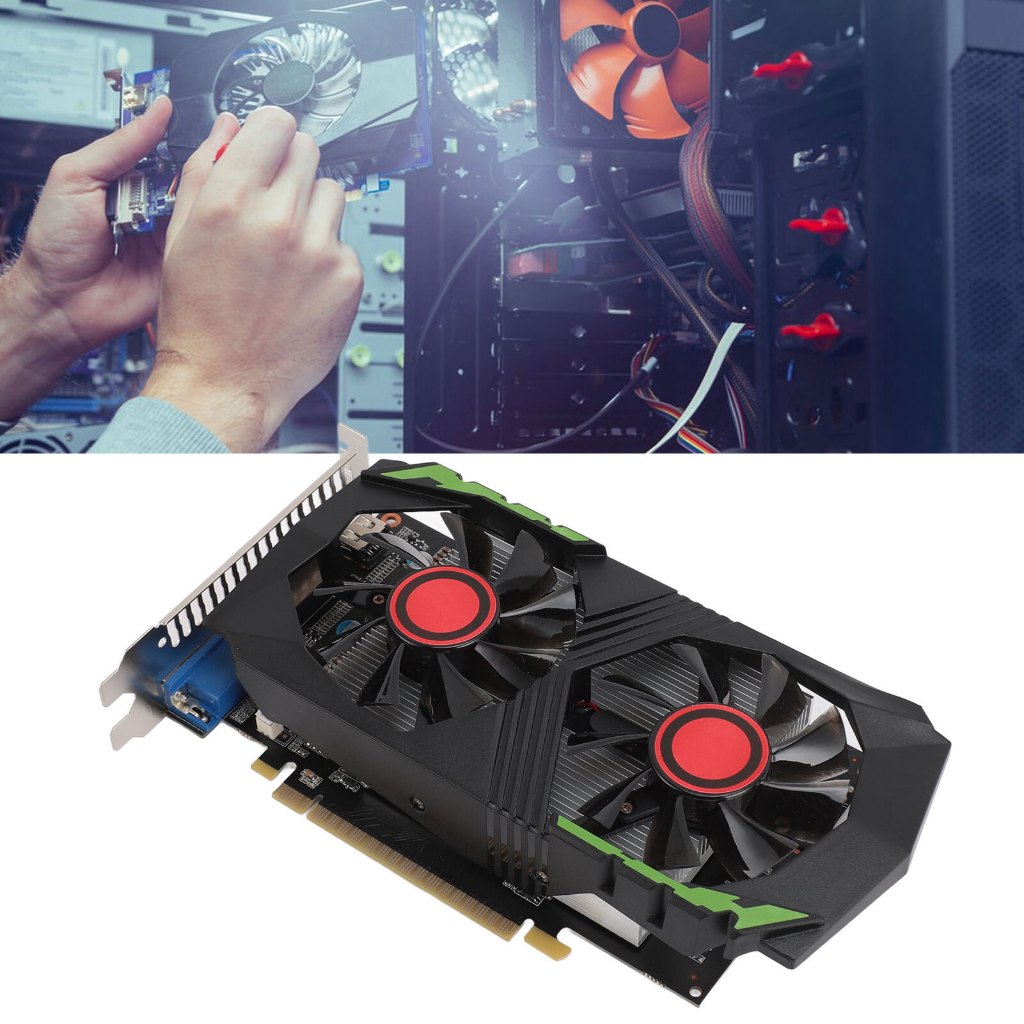 Fun~ GTX750TI 4GB GDDR5 128BIT Gaming Graphics Card With Dual Fans HD ...