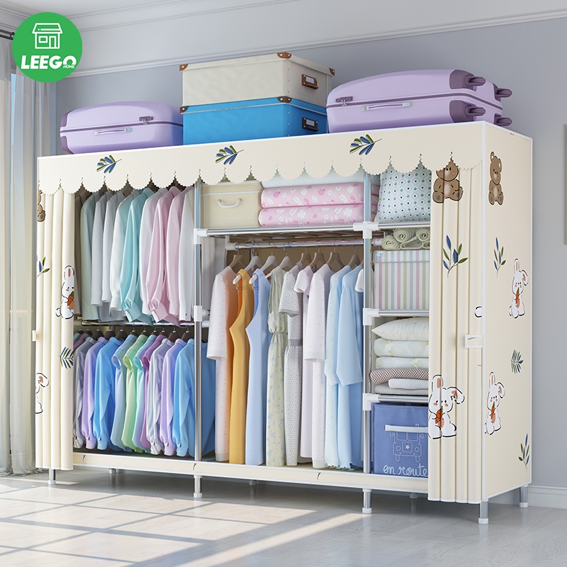 Leego Multifunctional Clothes Wardrobe (20mm) | Shopee Malaysia