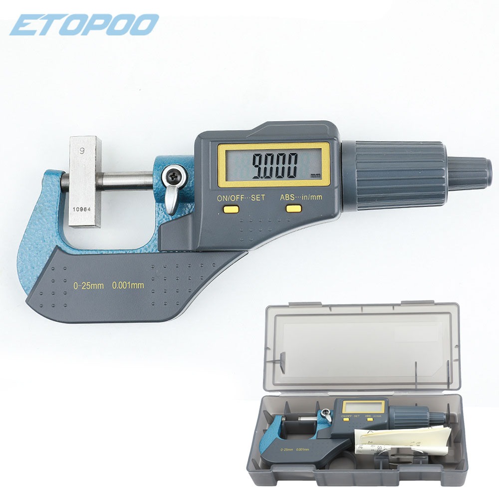 0-25mm External Micrometer Digital Micrometer Measuring Tools Micro Meter Gauges For Measurement ...