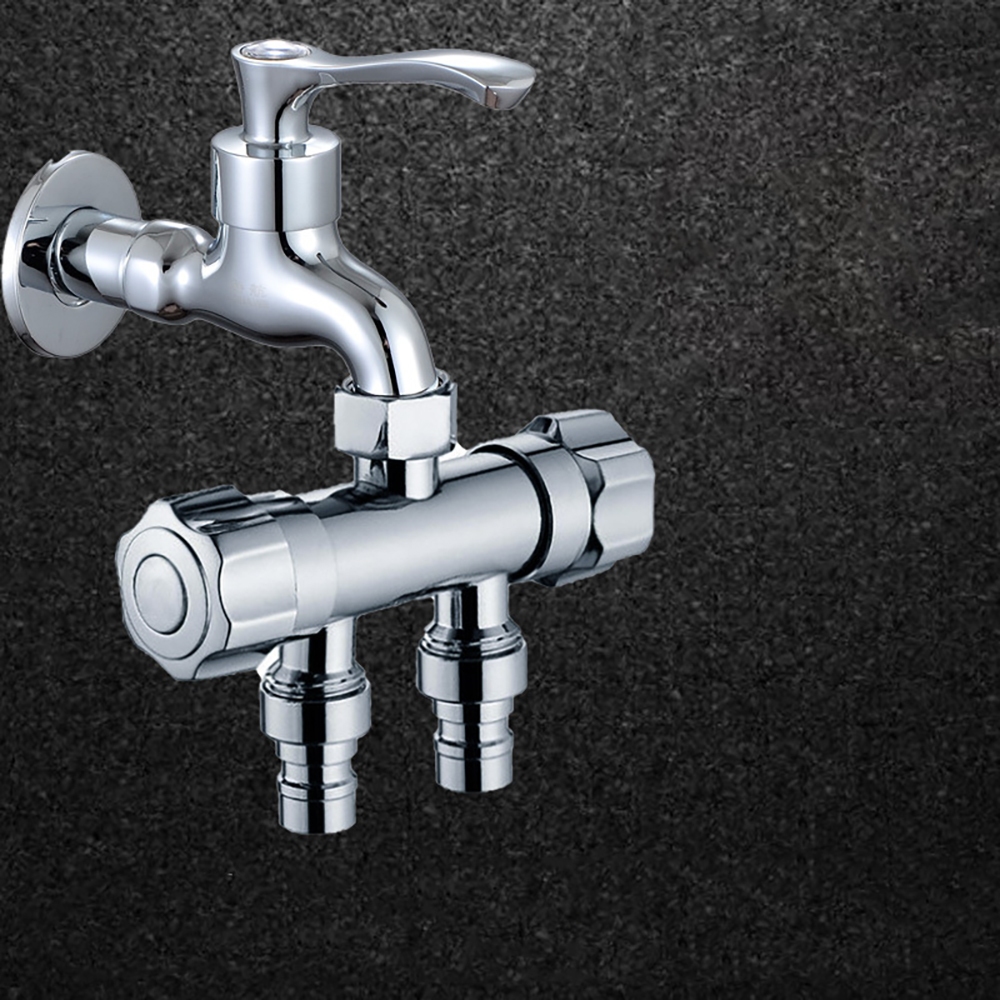 304 Toilet Companion Multifunctional Angle Valve One in Two Out Faucet ...