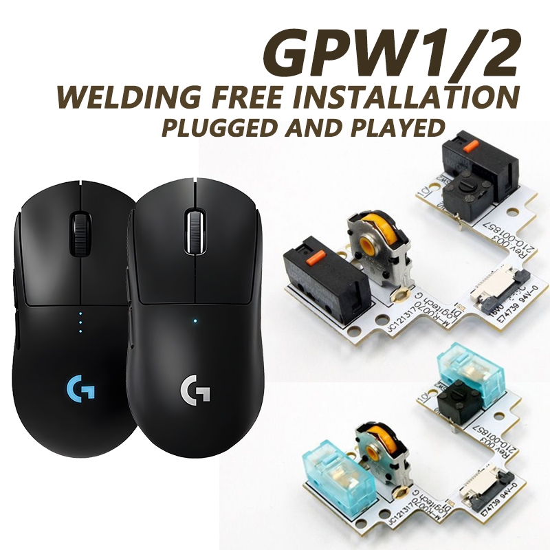 GPW1 GPW2 microswitch for logitech weld-free microswitch plug and play microswitch weld-free ...