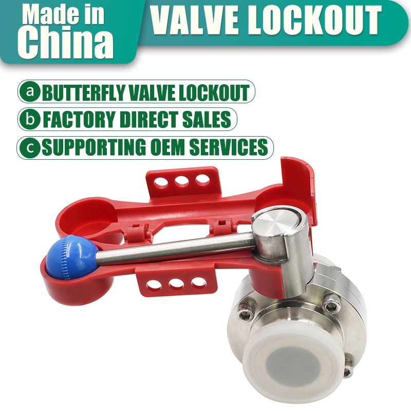 Sanitary Grade Butterfly Valve & Handle Valve Safety Lock BVL31 ...