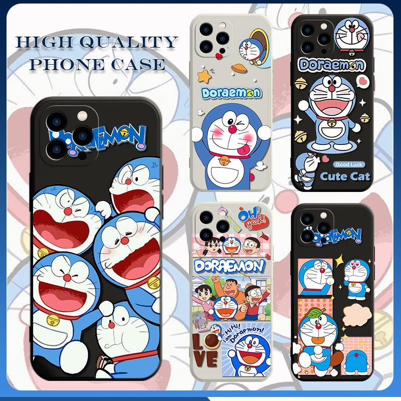 Doraemon Matte/Soft silicone phone case,casing for iphone 11 12 X XS XR ...