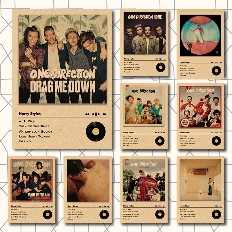 Harry Styles Posters One Direction Posters Music Album Posters Rock ...