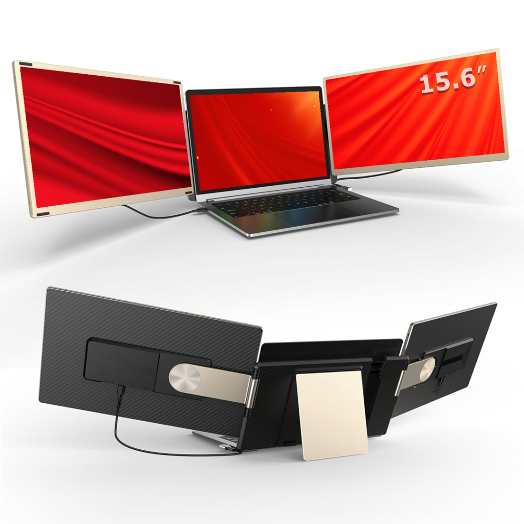 OFIYAA S6 Portable Monitor for Laptop 15.6" Dual Monitor Screen ...