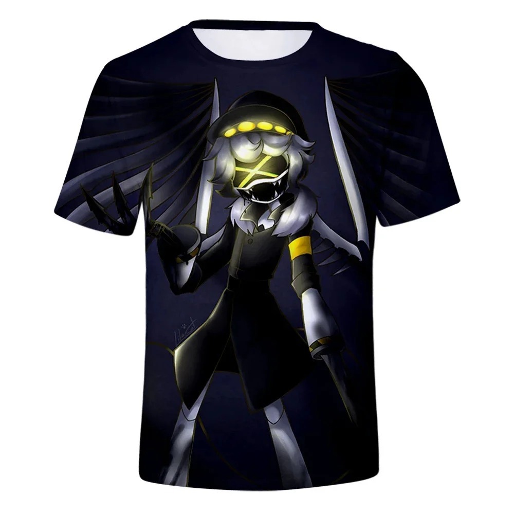 Horror Animated T-shirt Murder Drone 3D Printed Street Clothing Male ...