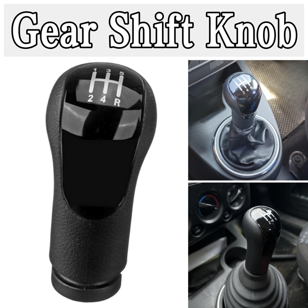 5 Speed Manual Gear Shift Knob Stick Shifter For Ford Fiesta Fusion ...