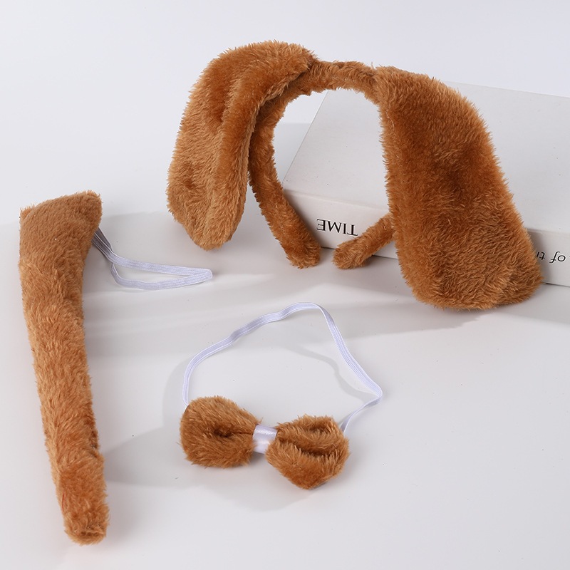 📦 1 Set Ikat Kepala Anjing Bowtie dan Kostum Ekor untuk Sambutan Hari ...