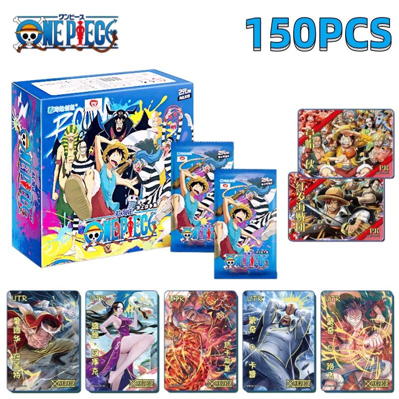 New 150One Piece Card tcg Rare PR/UTR/SSR flash zoro kad Luffy Ace ...
