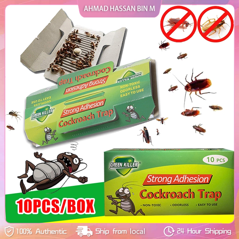 10Pcs Cockroach Killer Roach Traps Roach Bait Roach Motel Cockroach ...